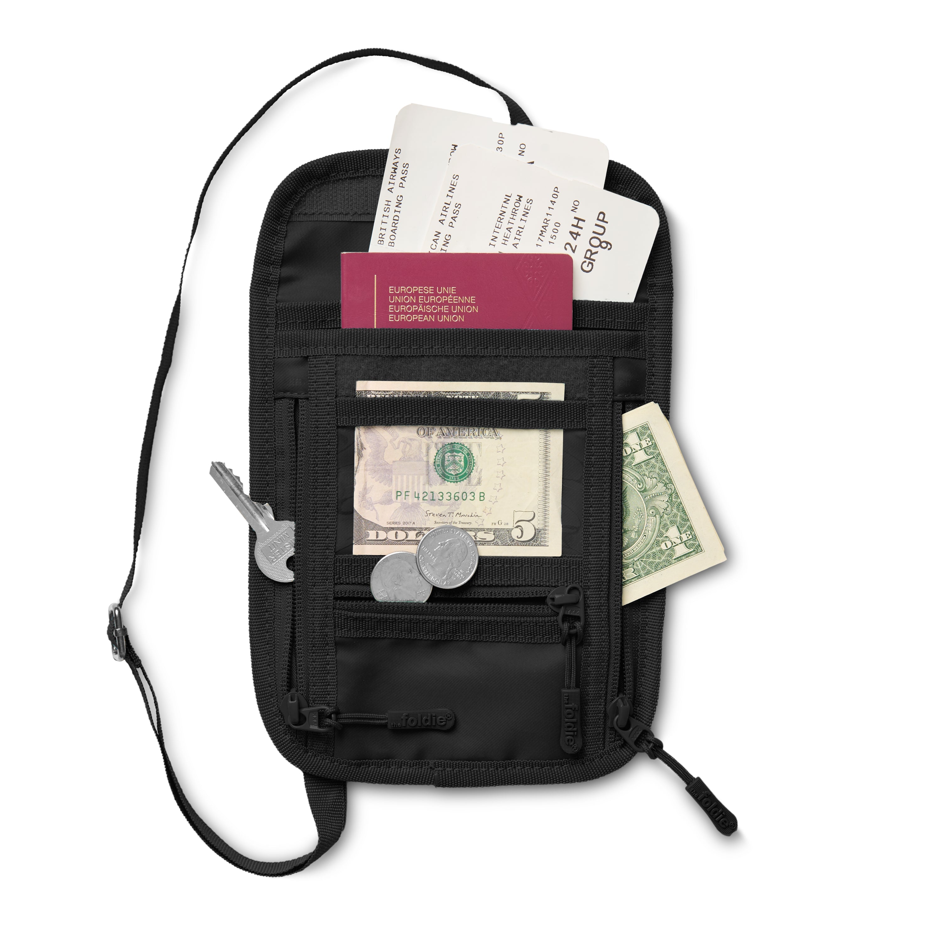 The Foldie® Travel Document Holder